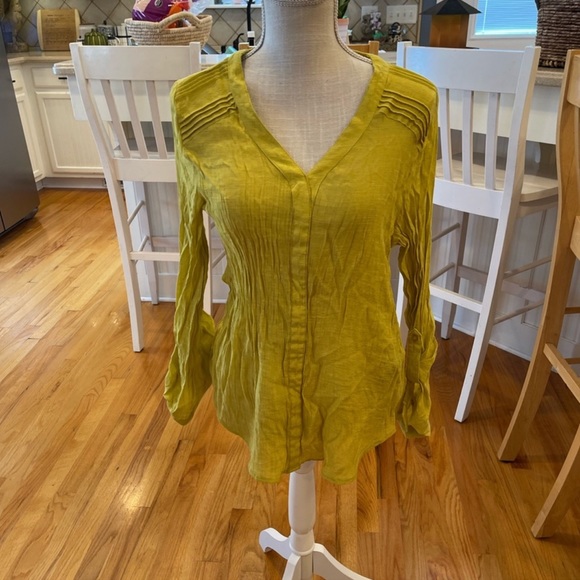 Zac & Rachel | Tops | Zac Rachel Mustard Yellow Long Sleeve Button Down ...